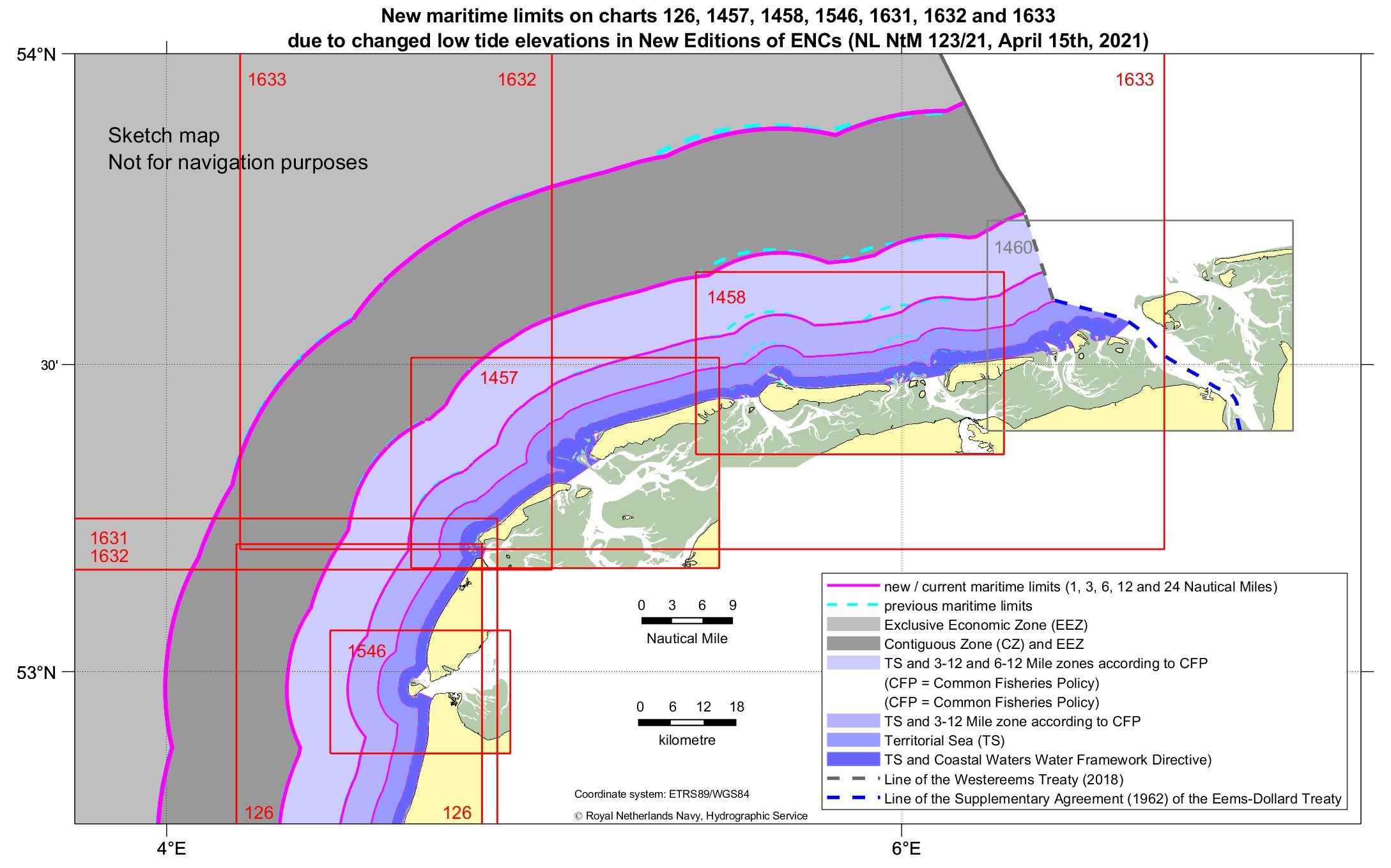 Maritime limits and boundaries | Hydrography | Defensie.nl